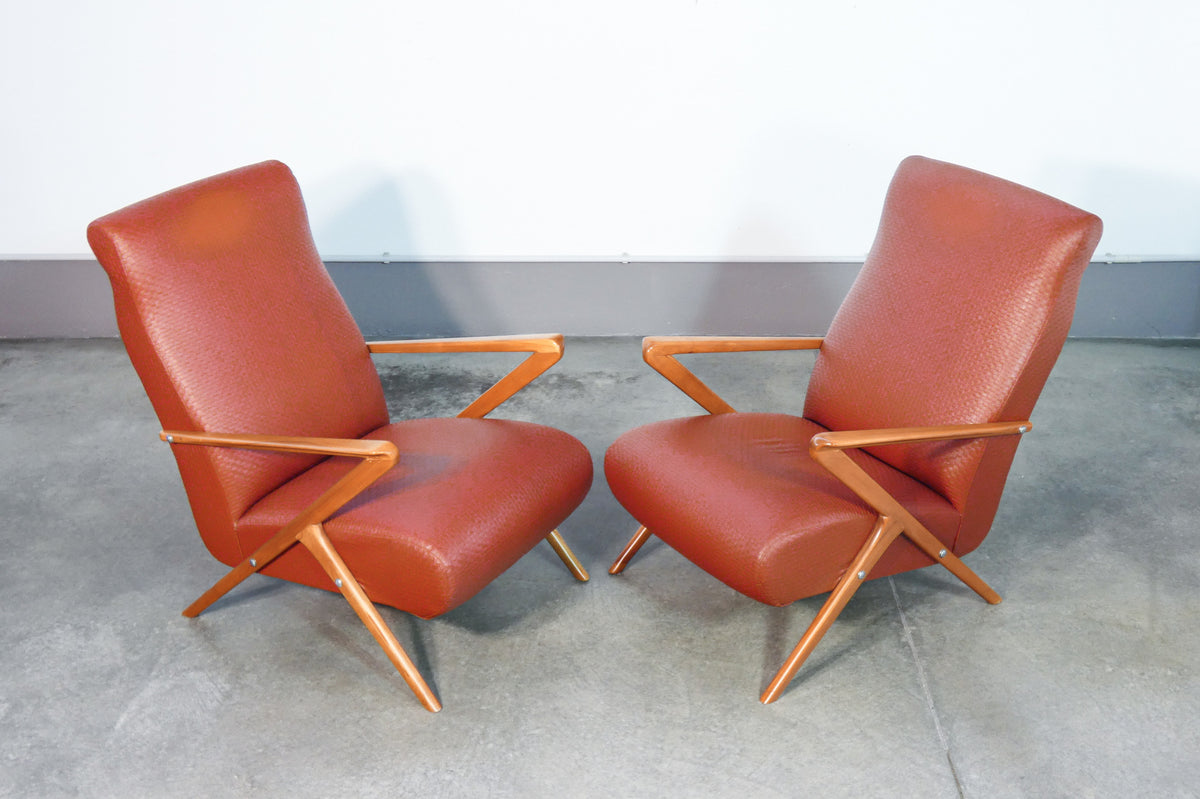 Coppia di poltrone, design italiano. Anni 50 – Mercand Store