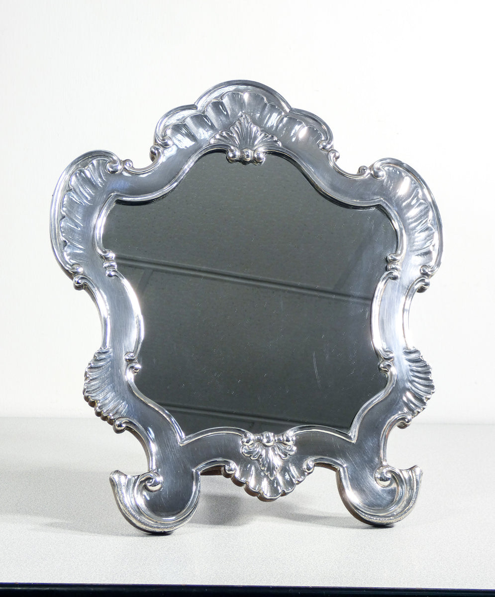 Specchio da tavolo stile Luigi XVI in argento 925 – Mercand Store
