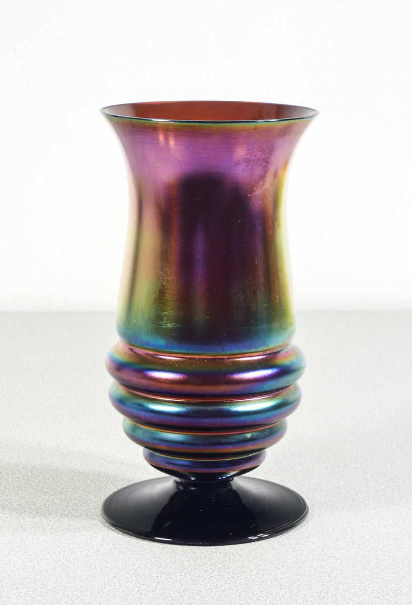 Vaso WMF serie Myra in vetro iridescente. 1930s - 8 – Mercand Store